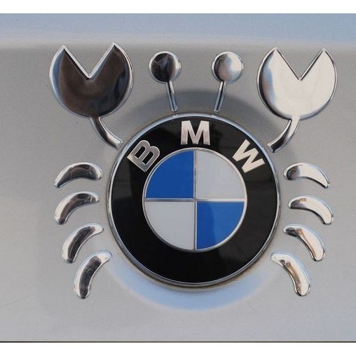 3D Crab Design Car Sticker Car Logo Emblem Protection Sticker | Shopee ...