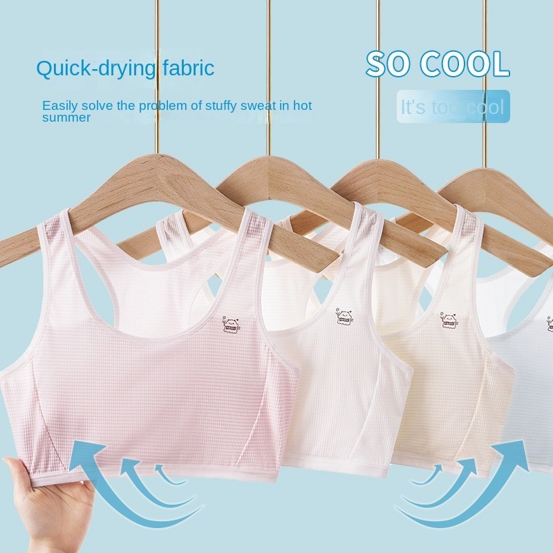 Girls Inner Wear Small Vest Elementary School Children Girls One Stage ...