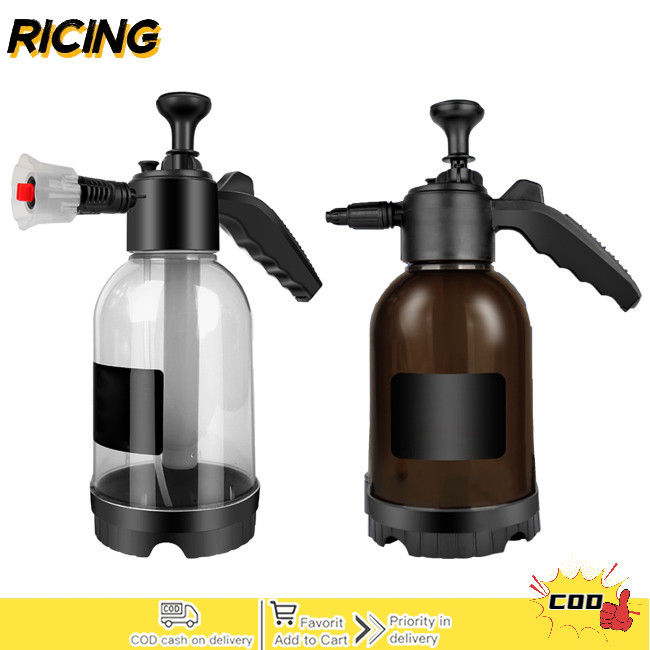 RAM 2L Hand Pump Foam Sprayer Fan-shaped 60° Spray Angle Hand Pressure Foaming Pump Blaster Soap ...