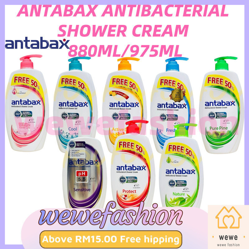 READY STOCK!!! Antabax Antibacterial Shower Cream (880ml-975ml) | Shopee Malaysia