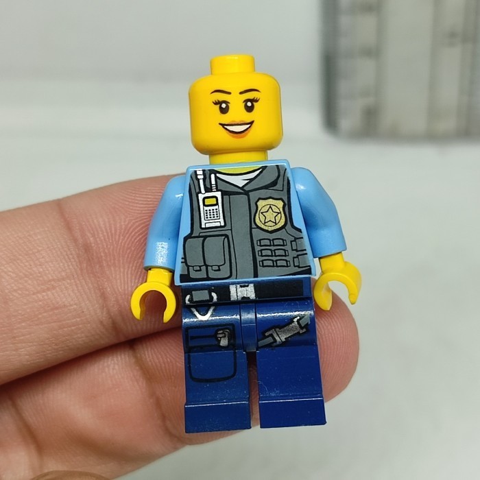 Lego City Female Police Mini Figure Original Minifigs | Shopee Malaysia