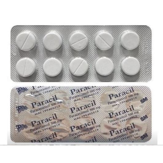 PARACIL PARACETAMOL 500MG [10 TABLETS] EXPIRY 2026/05 | Shopee Malaysia