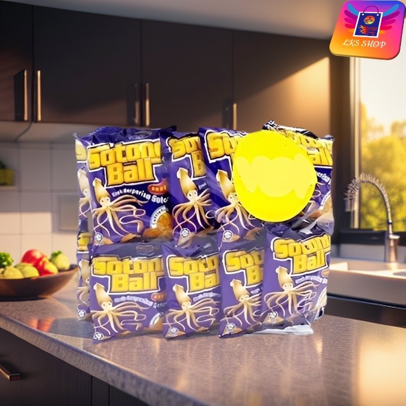 Sotong Ball snack 12pcs x 6g | Shopee Malaysia