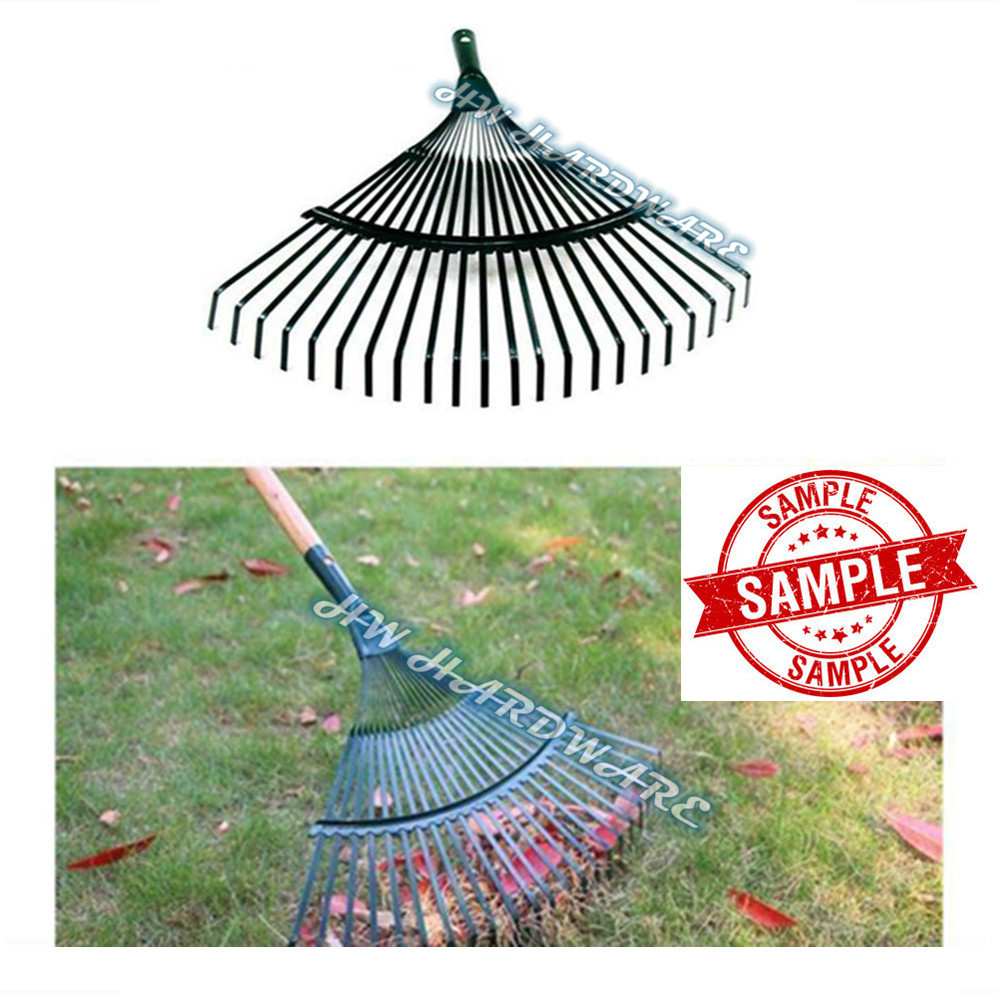 Heavy Duty Steel Metal Grass Rake Crawler Garden Rake Head / Pencakar ...