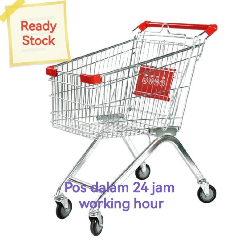 Shopping Trolley Supermarket Shopping Trolley Mall Trolley | Shopee ...