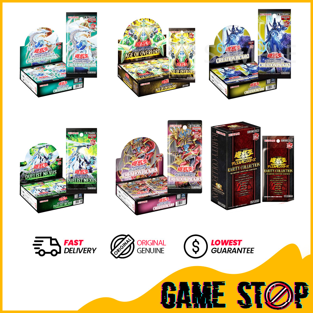 Yu-Gi-Oh Ocg | Yugioh Tcg Booster Box: Duelist Nexus & Creation Pack & Quarter Century & Age ...