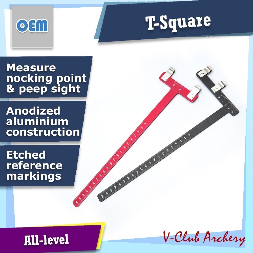 V Club Archery T Square Ruler - T-Shape / L-Shape - Tiller and Brace ...