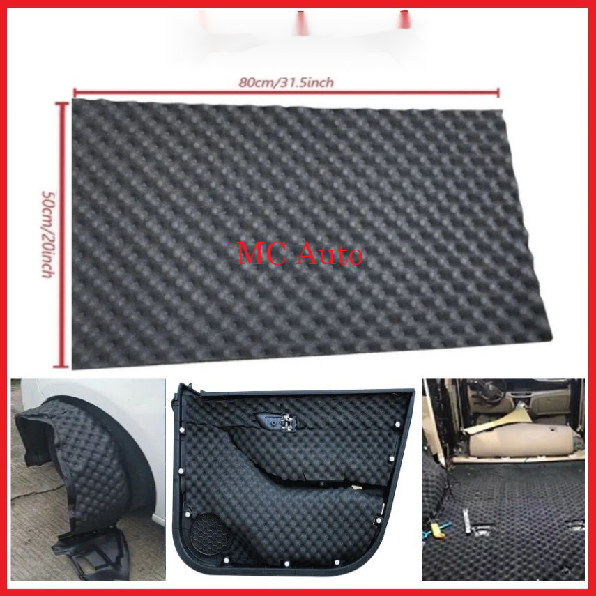 Car soundproof memory foam soundproof noise proof Mat White black sound ...