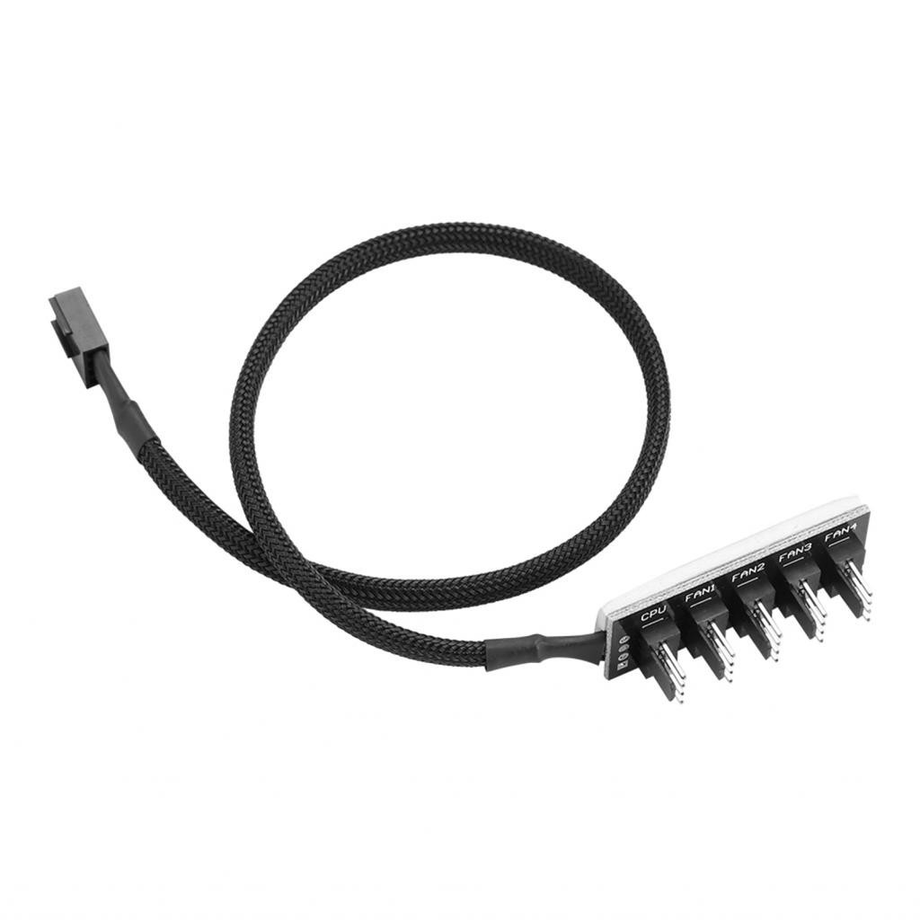 Ddhihi 4pin PC Fan Adapter 5-Port PWM Cooling Splitter Hub Power Cable ...