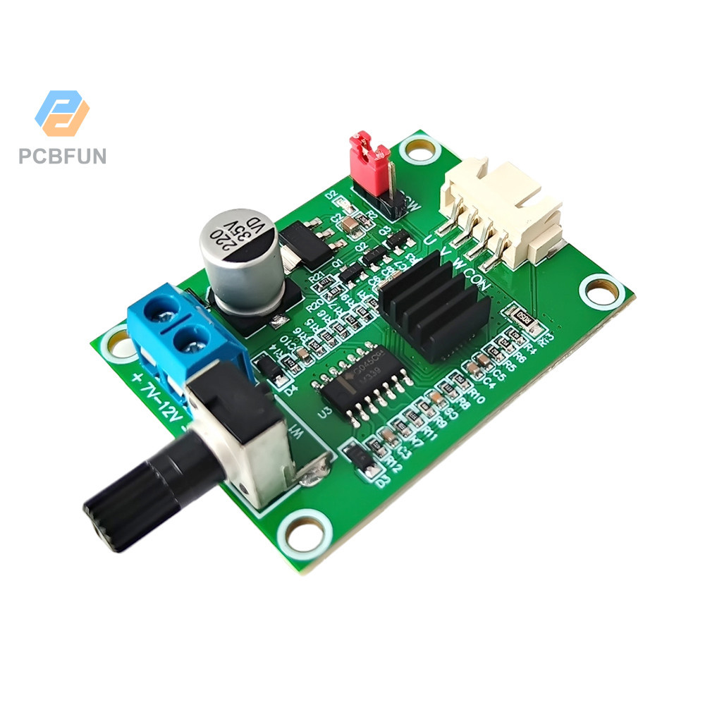 Pcbfun DC7V-12V DC Brushless Motor Driver Board Module Speed Controller ...