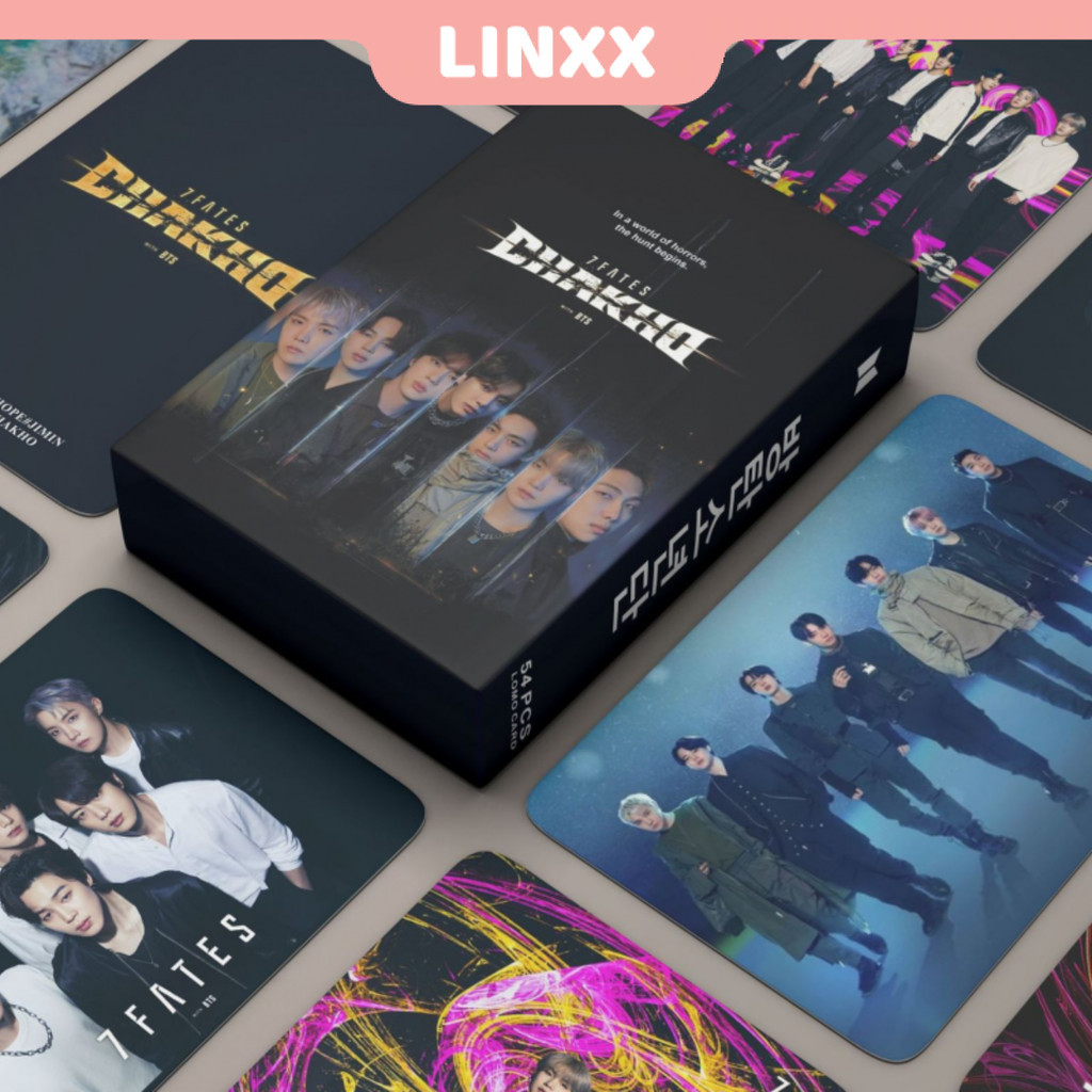 LINXX 54 Pcs BT-S Album Lomo Card Kpop Photocard Postcard 2022 7FATES ...