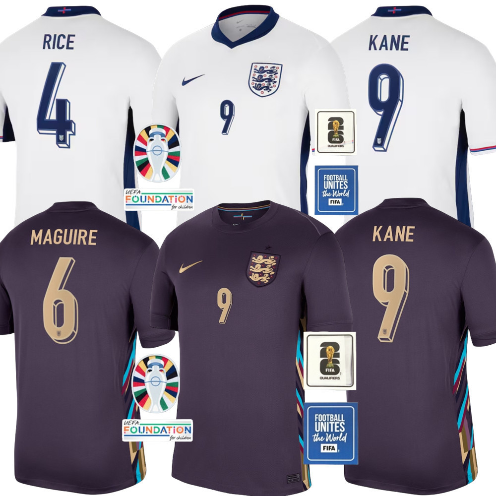 Jersey England 2024 England 2024 European Cup Home & Away Men's ...