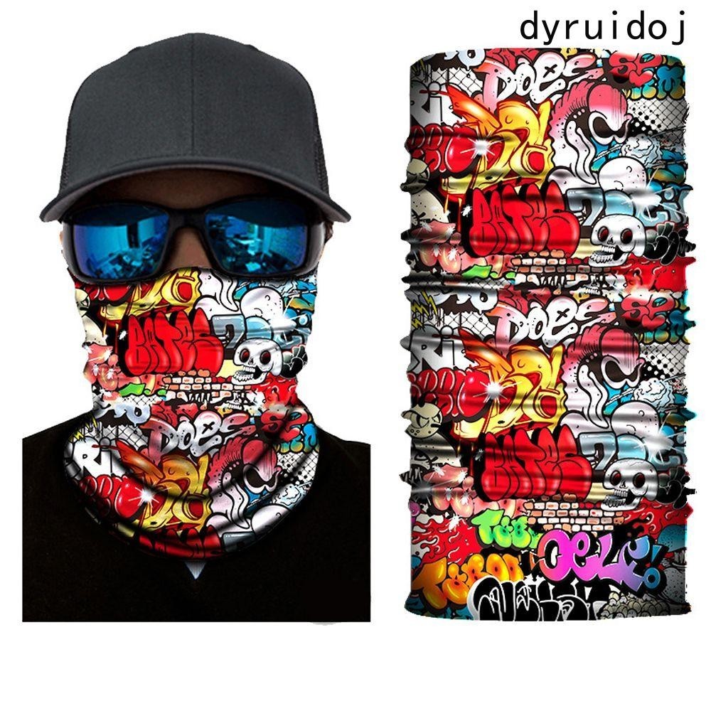 DYRUIDOJ Mask Bandana Dust Protection UV Protection Polyester Face ...