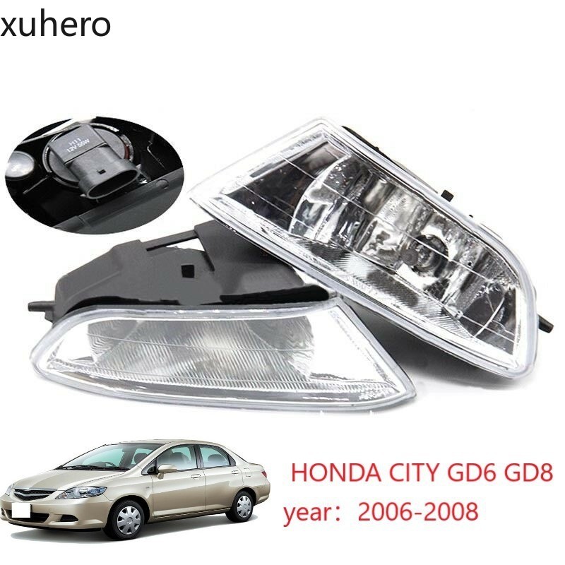 Front Bumper Fog Lights For HONDA CITY 2006 2007 2008 GD6 GD8 33951-SEL ...