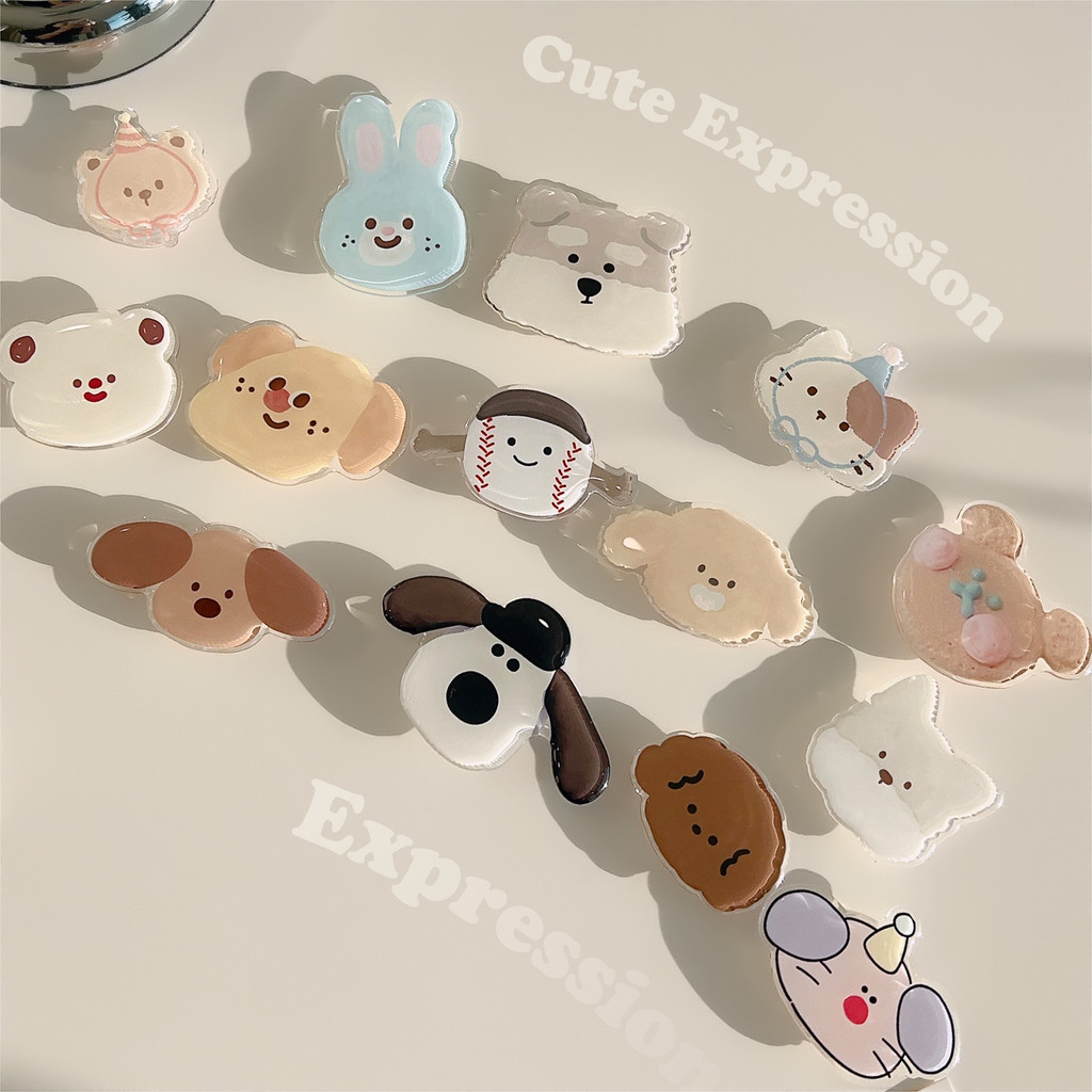 Ins Korean Cartoon Animal Phone Grip Tok Griptok Holder Cute ...