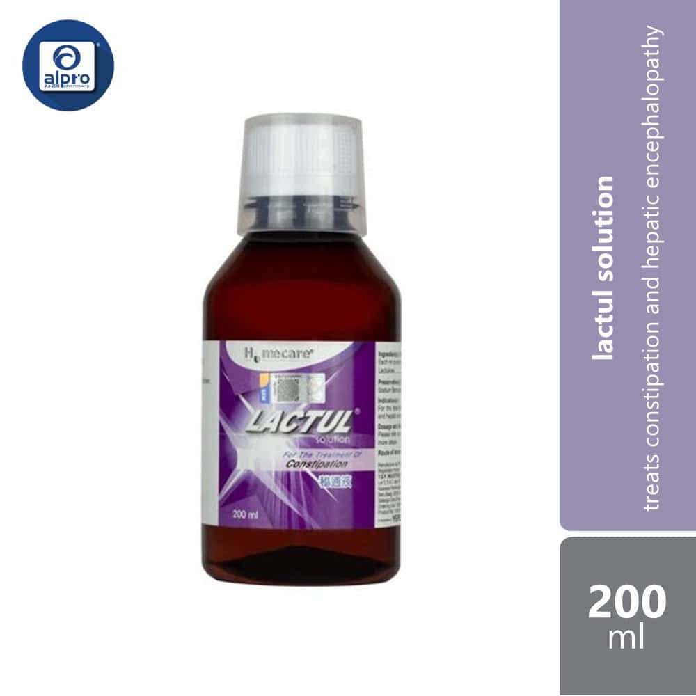 Homecare Lactul Solution 200ml | Treats Constipation and Hepatic ...