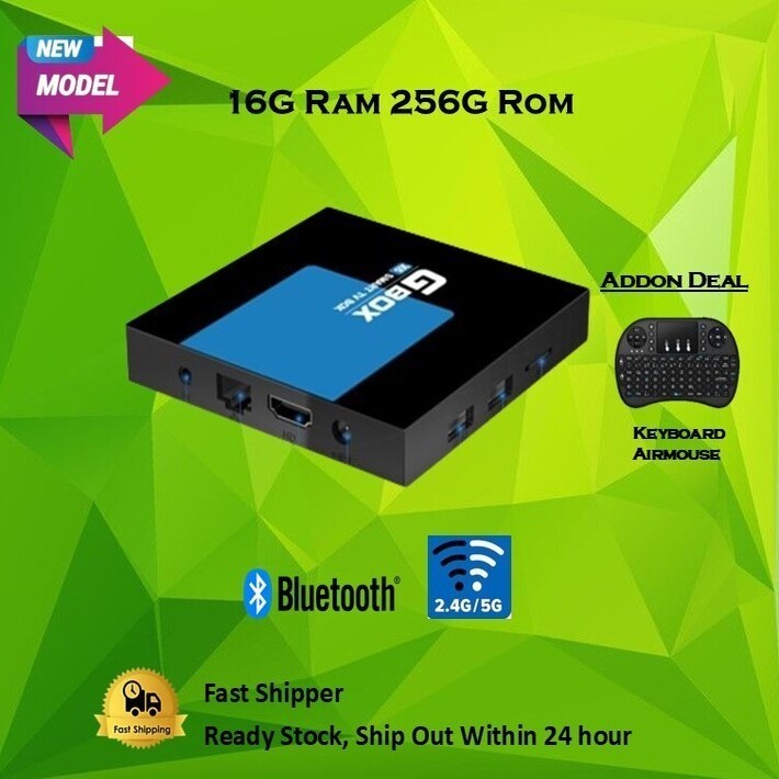 GBOX X5 16G RAM 256G ROM TVbox | Shopee Malaysia