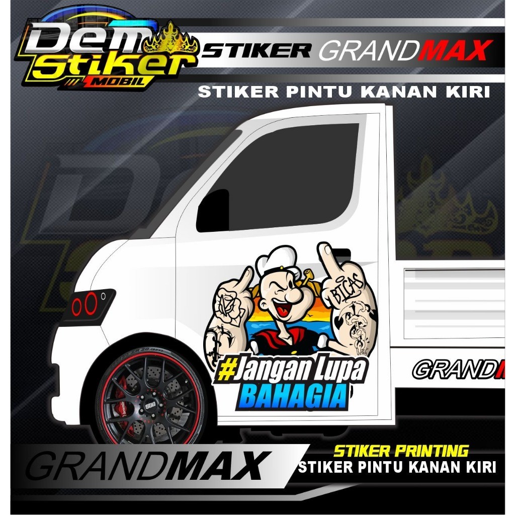 Granmax PICK UP DOOR STICKER / DECAL L300 CARRY CAR DOOR STICKER / PICK ...