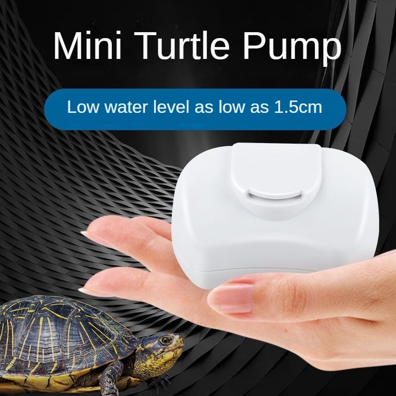 Turtle Tank Filter Low Water Level Suction Dung Small Water Purifier ...