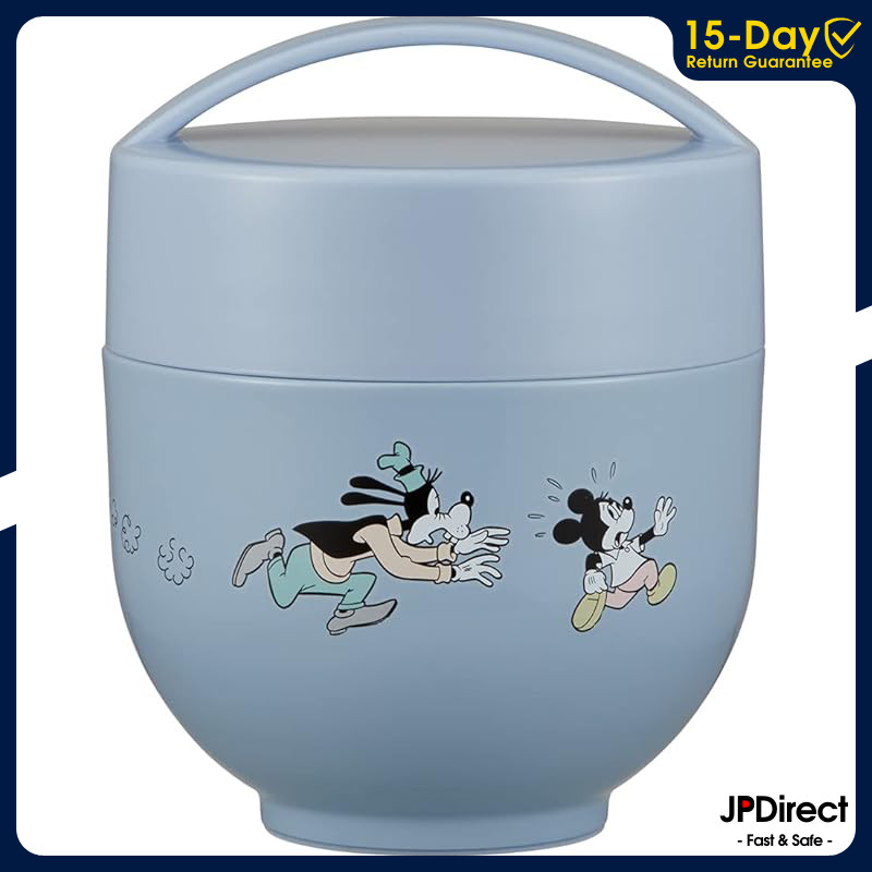 Disney Mickey Mouse Skater Antibacterial Thermal Bento Box Bowl Type Lunch Jar 540ml LDNC6AG-A ...