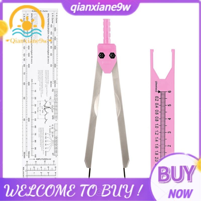 EKG Calipers ECG Calipers Measuring Tool with Ruler EKG Caliper Divider ...