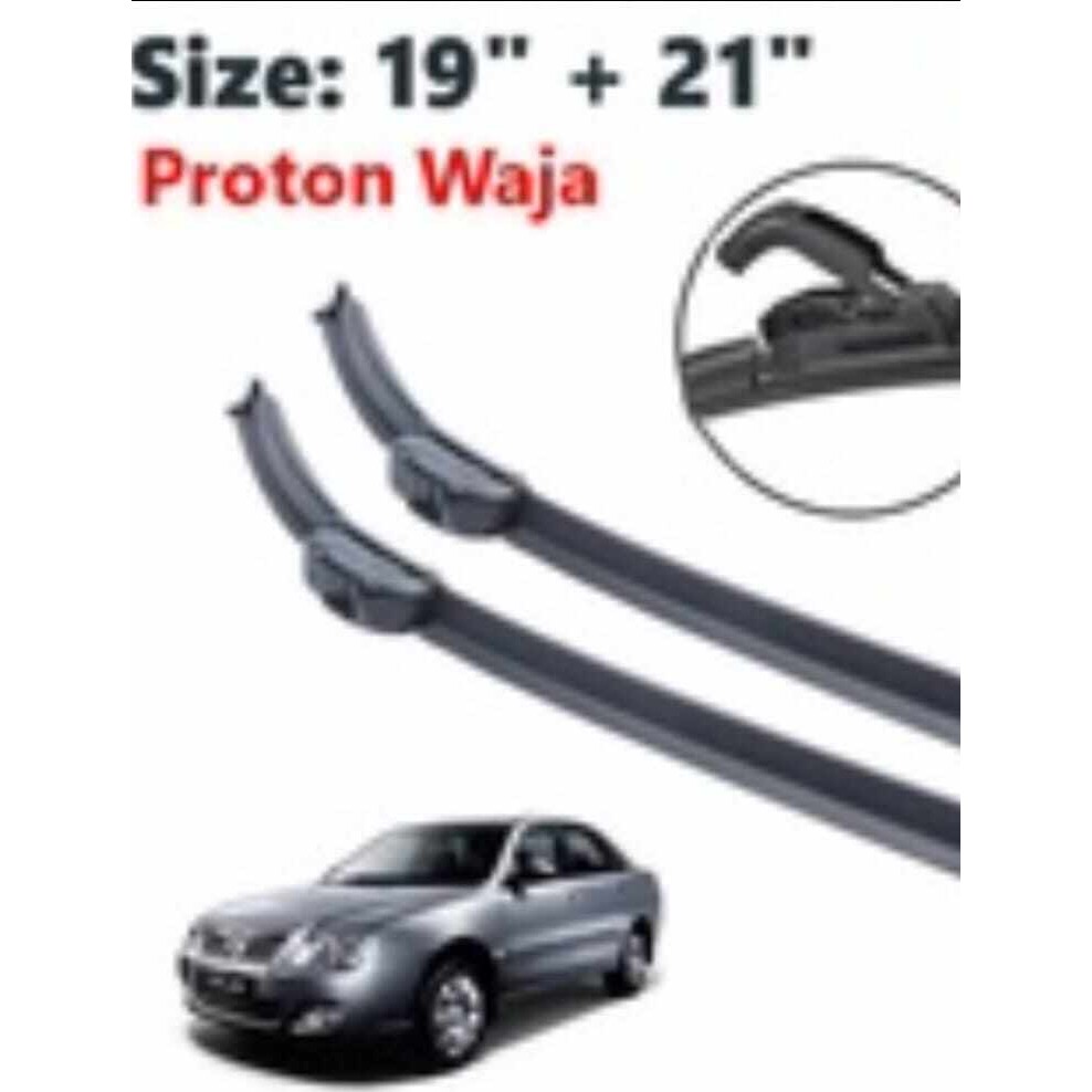 Proton Waja Wiper Premium Full Silicon Soft Wiper Blade Japan Technology | Shopee Malaysia