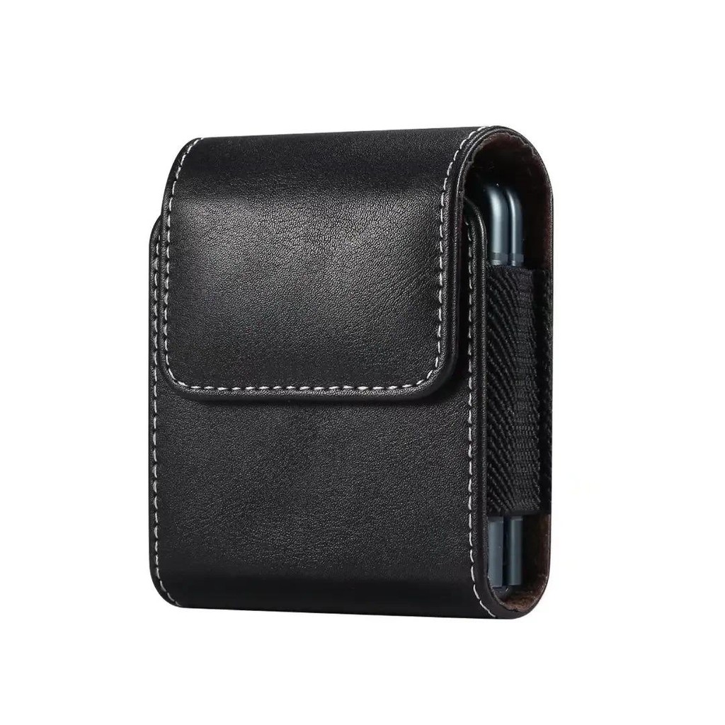 Pu Phone Pouch Waist Bag For Samsung Galaxy Z Flip 3 4 5 6 Belt Clip ...