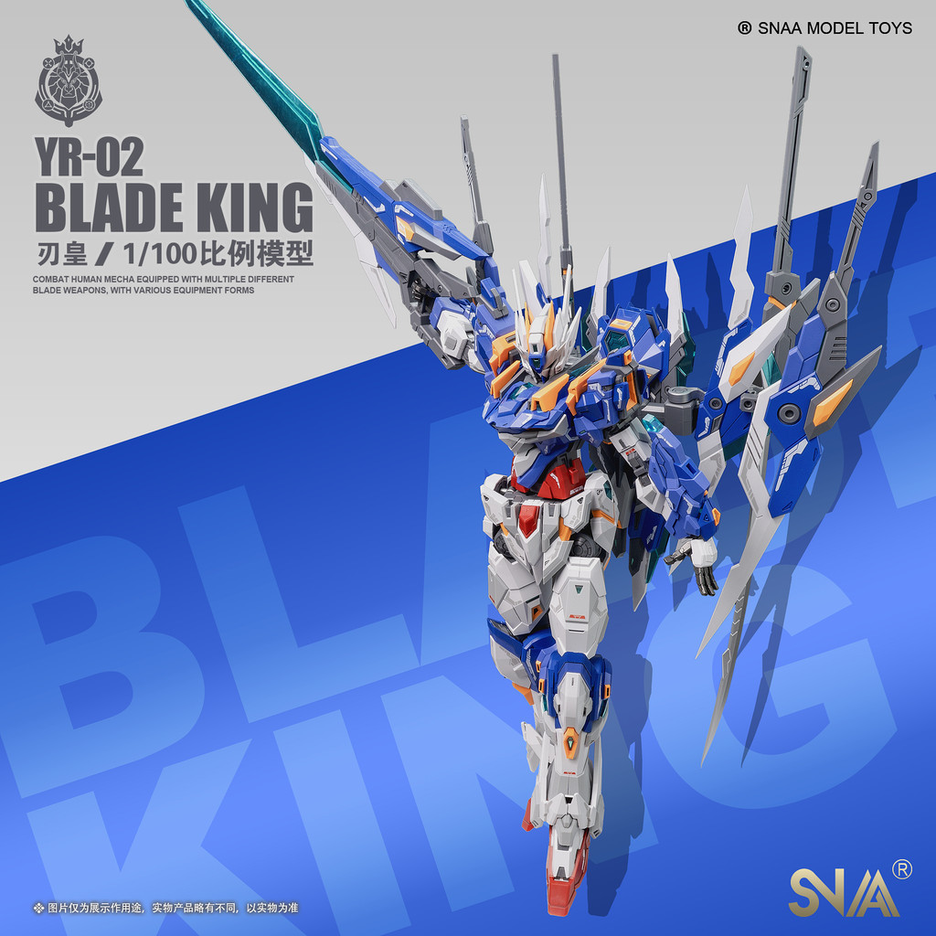 Spot goods SNAA BLADE KING YR-02 1/100 Mech Blade King built-up model ...