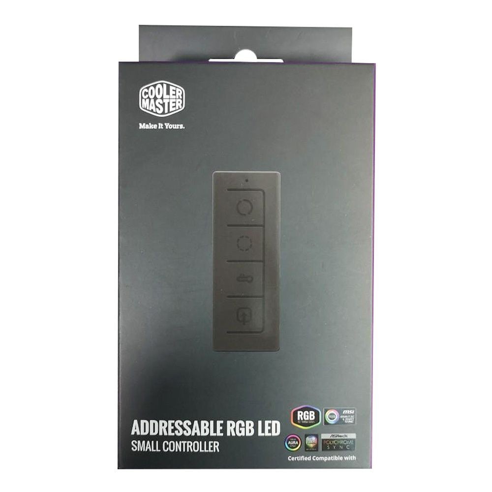 Cooler Master Addressable RGB LED Small Controller (MFX-ACBN-NNUNN-R1) for ARGB fan | Shopee ...