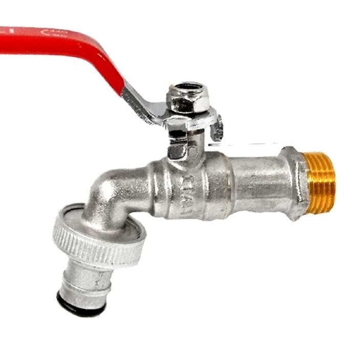WASHING MACHINE TAP / 1/2" BRASS BALL TAP | Shopee Malaysia