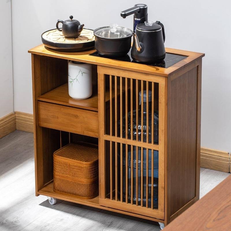 Mobile Tea Cabinet Household Small Tea Table Boiling Water Tea One ...