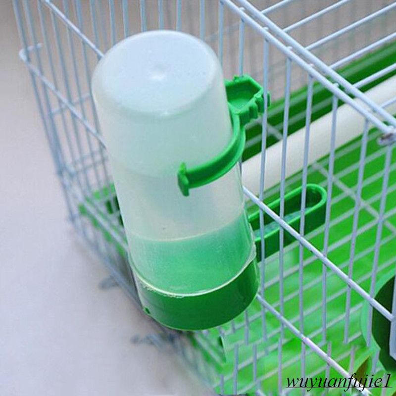 Bird Drinker Feeder Waterer With Clip for Aviary Budgie Lovebird Canary ...