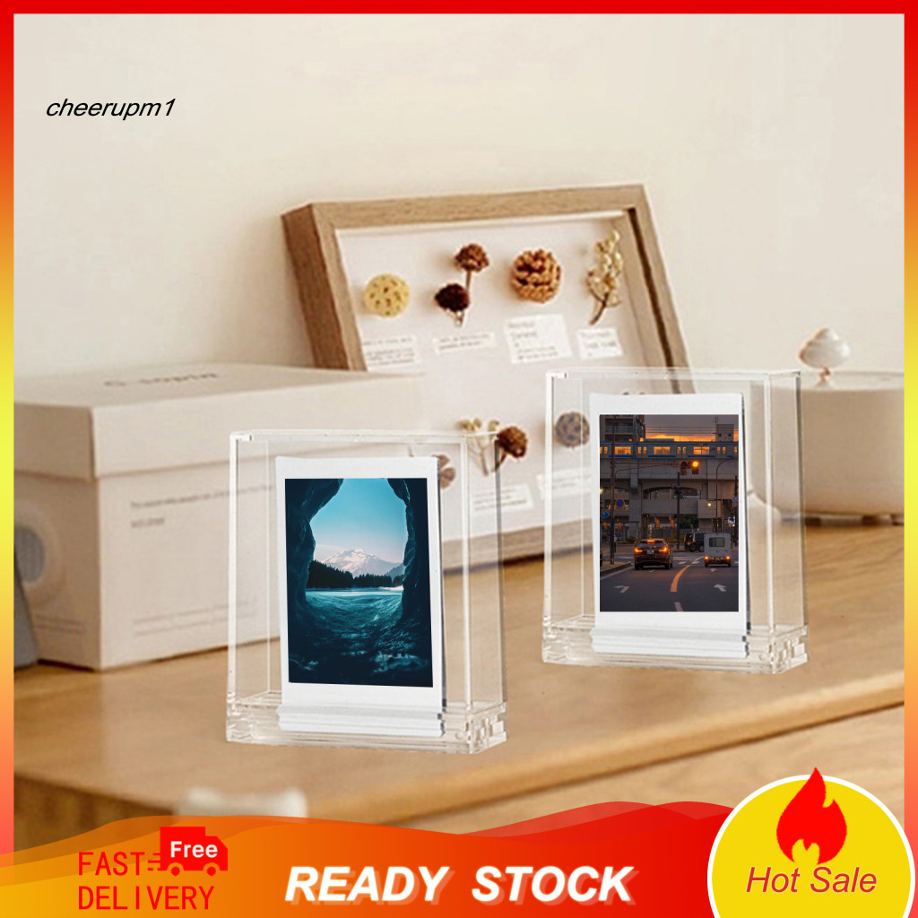 CHEER Double-sided Visible Photo Frame Photo Frame Double-sided Photo ...