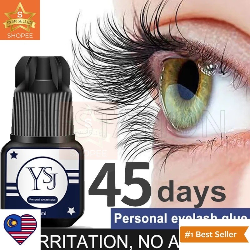 (MW)5ml Professional Eyelashes Glue / 45Days Lasting Quick Dry ...