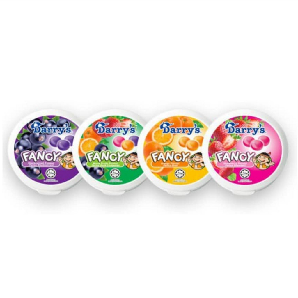 Darry's Fancy Candy Sweets with Glucose 40g Mix Fruits, Strawberry ...