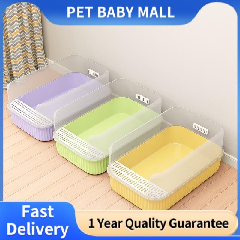 Cool Semi-closed Cat Litter Basin Anti-splash Cat Litter Basin ...