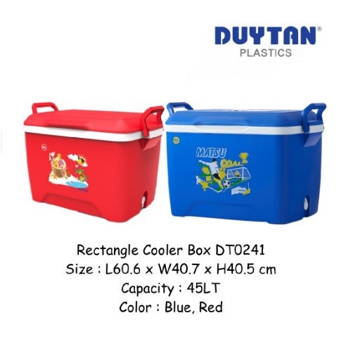 MATSU 45LT Rectangle Cooler Box / Ice Bucket / Ice Box / Picnic Box ...