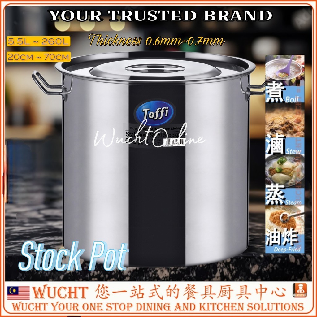 【WUCHT】50cm TOFFI POT Commercial Cooking Pot Stainless Steel Double ...
