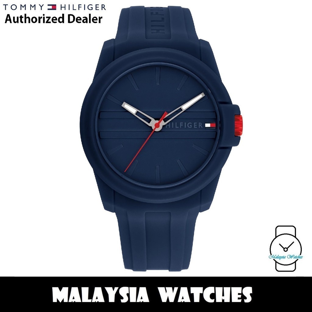 (100% Original) Tommy Hilfiger 1710595 Austin Quartz Analog Navy Dial ...