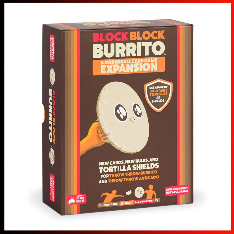 Board Game Exploding Kittens Block Block Burrito Throw Throw Burrito A ...