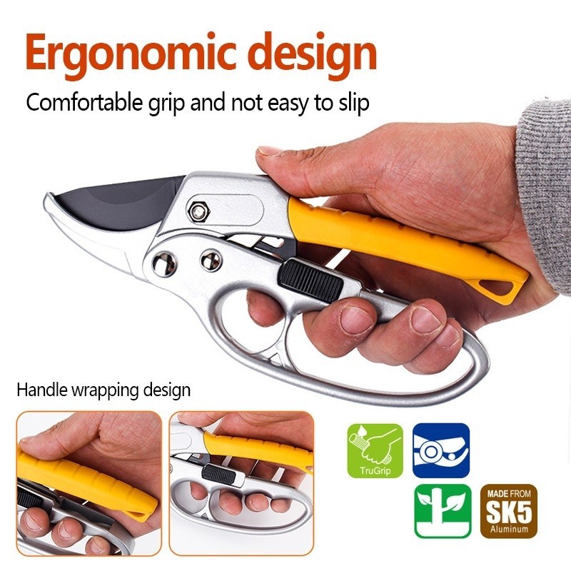 Sk5 Pruning Shears Garden Scissors Trimmer Secateurs Pangkas Tool Tree ...