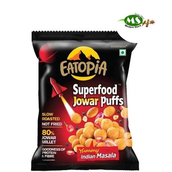 Eatopia Superfood Jowar Puffs Indian Masala 20g | Shopee Malaysia