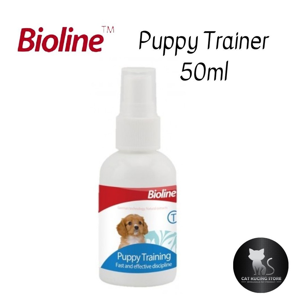 Bioline Puppy Training Spray 50ml / Puppy Poop Pee Trainer Spray ...