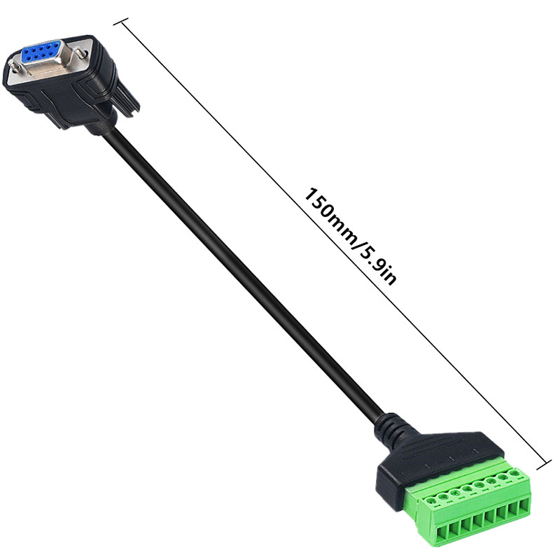 [rangevoyage2] DB9P 232 To 8 Pin AV Terminal Screw Adapter Converter ...