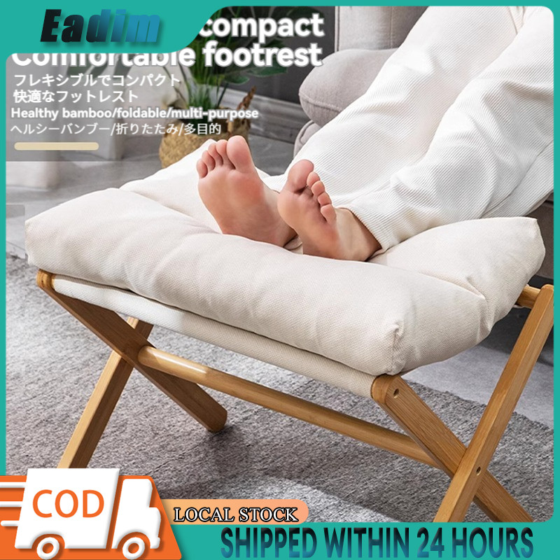 Foldable Ottomans Footstool Sofa Stool Removable For Washable Foot Pad ...