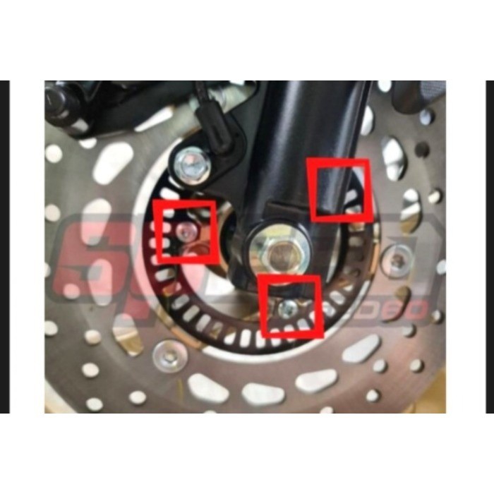 Live - AEROX NMAX N-MAX LEXY FRONT DISK SENSOR BOLT (3 BOLTS) MODEL 2 ...