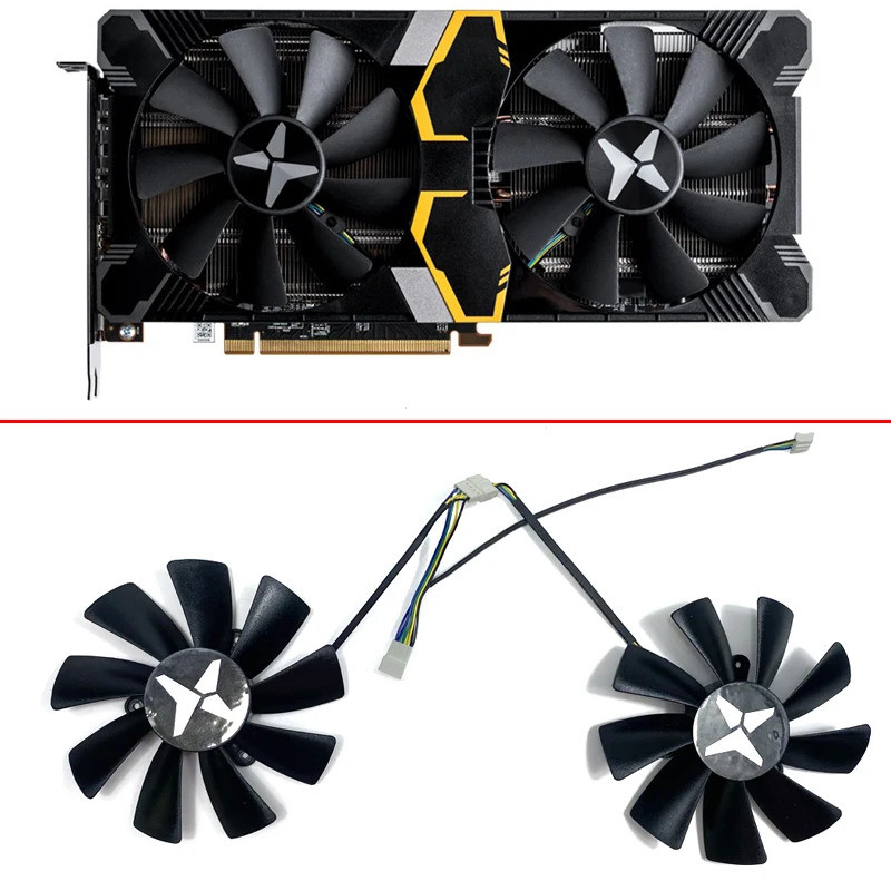 NEW Cooling Fan 100mm GAA8S2U RX5600 5700 GPU FAN For Dataland Radeon ...