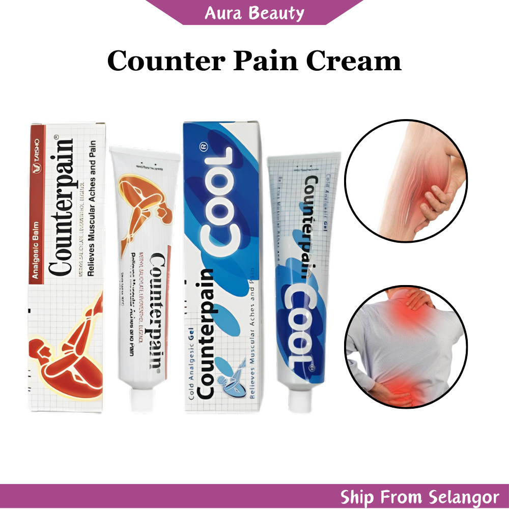 [120g] Counterpain Thailand Massage Cream Ubat Sapu Badan Ubat Sendi ...