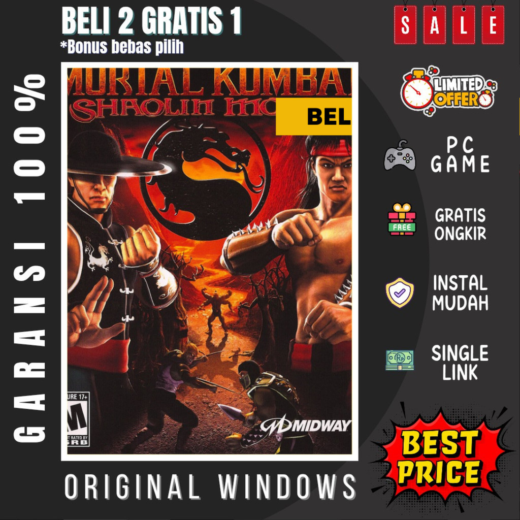 Mortal KOMBAT SHAOLIN MONKS - PC GAME - LAPTOP GAME - PC GAMES - BUY 2 ...