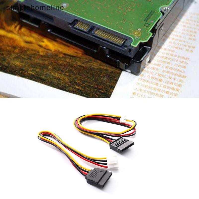 SLMY SATA 15 Pin Female To 4 Pin Female FDD Floppy Adapter Hard Drive ...